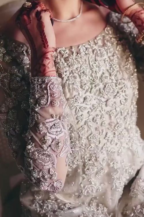 Zara Janjua White Tail Bridal Gown – Zuria Dor